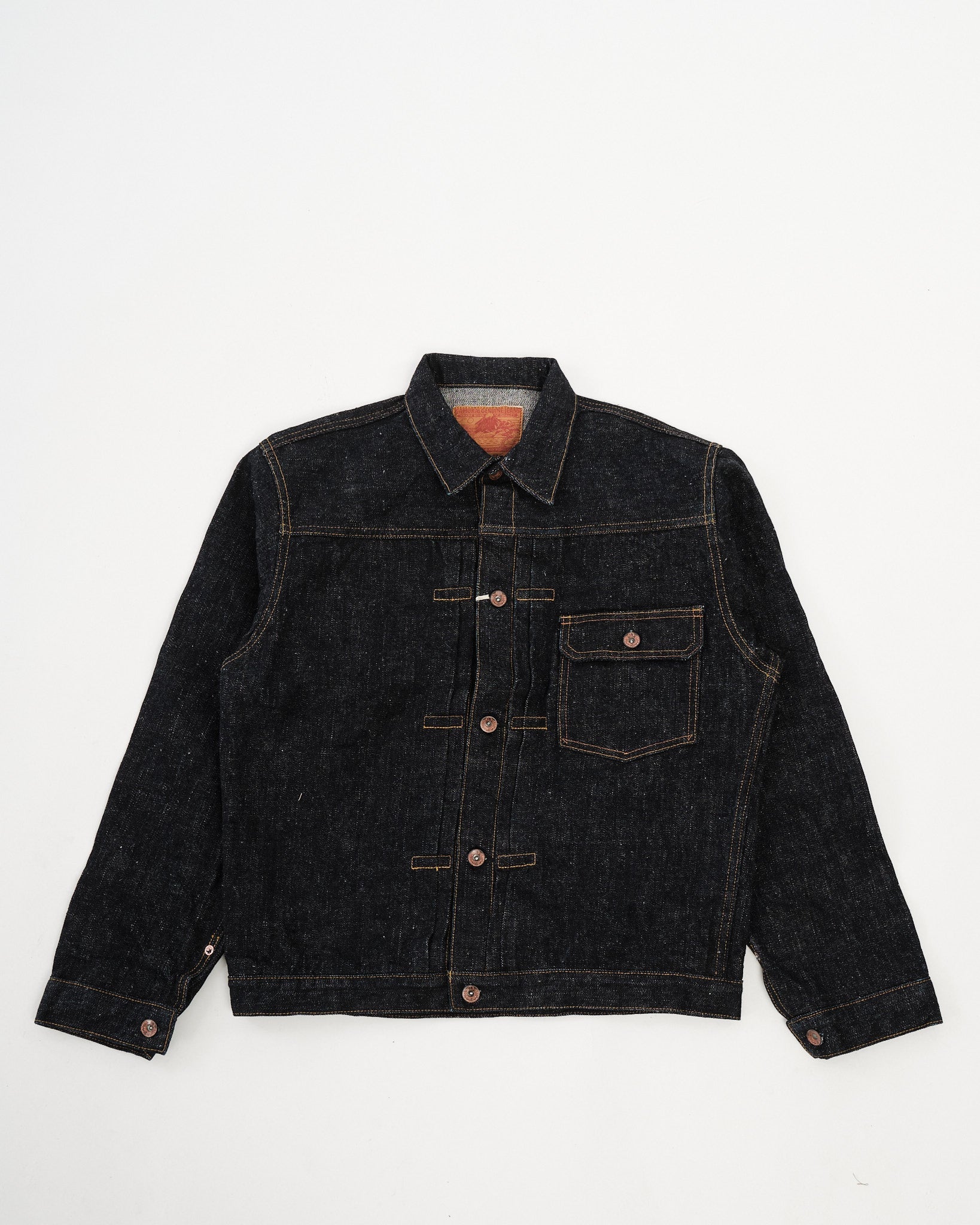 S556VXZero+ Type 1 Denim Jacket with T-BACK spec ONE WASH 110 von ...