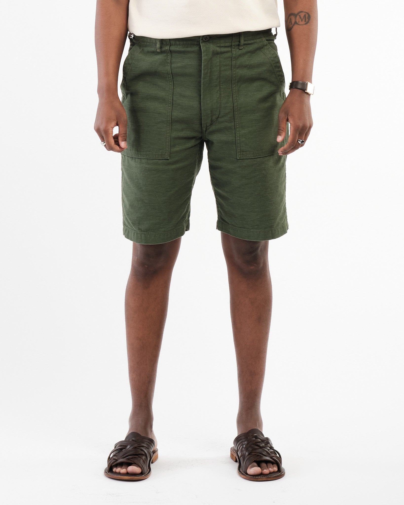 US Army Fatigue Shorts Green von Orslow ️ Meadow