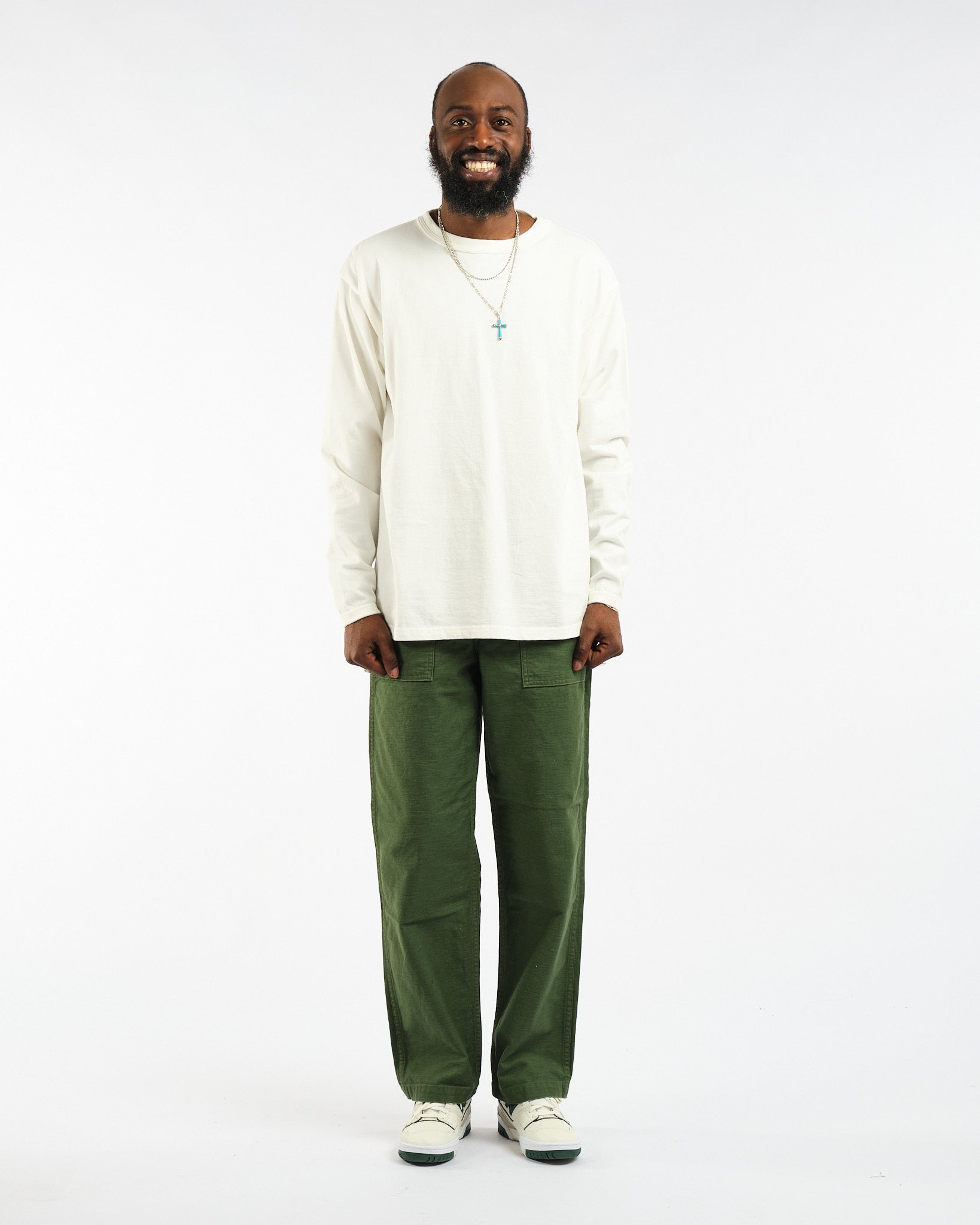 Makaha LS T-Shirt Off White - Meadow Online Shop